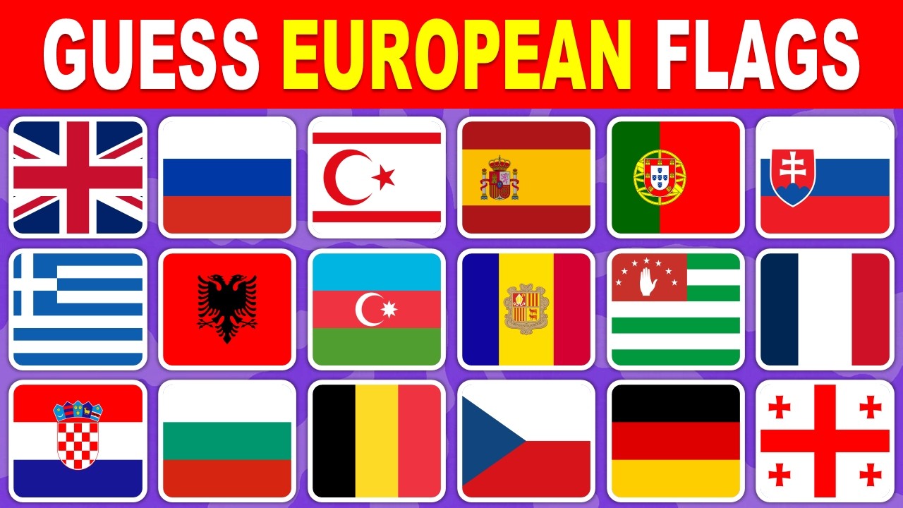 Can You Guess The Flags of Europe?🚩 Guess The Flag Quiz Game - YouTube