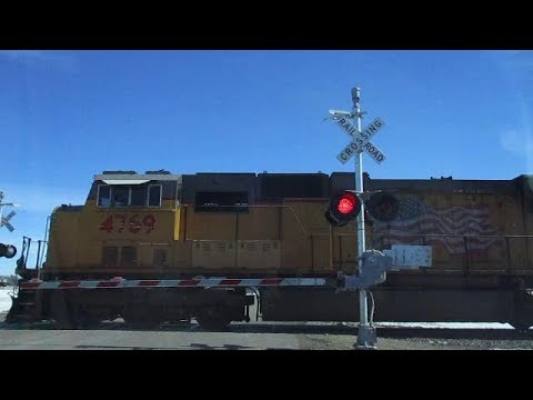 UP 4769 North MKCCN With Two KCS Units Filmed In Waterford Township MN (3-16-2019) - YouTube