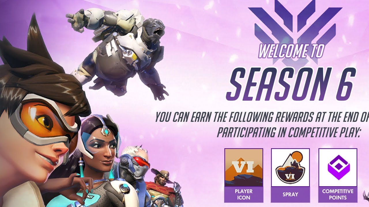 OVERWATCH SEASON 6 COMPETITIVE BEGINS! (dive meta still?) - YouTube