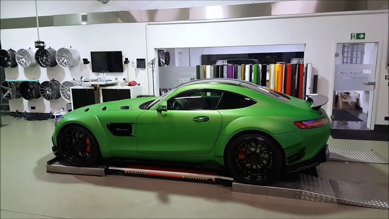 Mercedes AMG GT-S HULK-Edition (Prior-Design PD800GT Widebody) - YouTube
