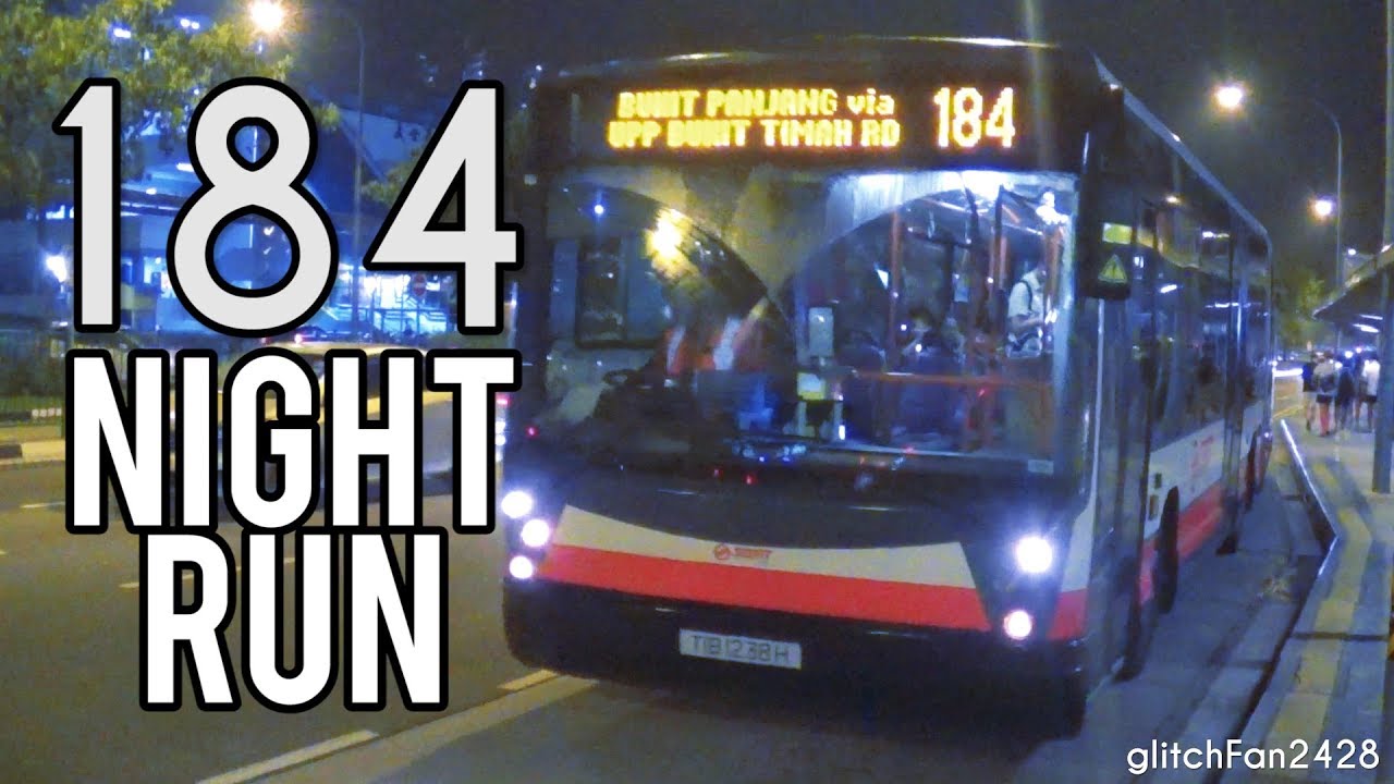 [SMRT] (Retired) Loud Night Ride! - TIB1238H on Service 184 - Mercedes ...