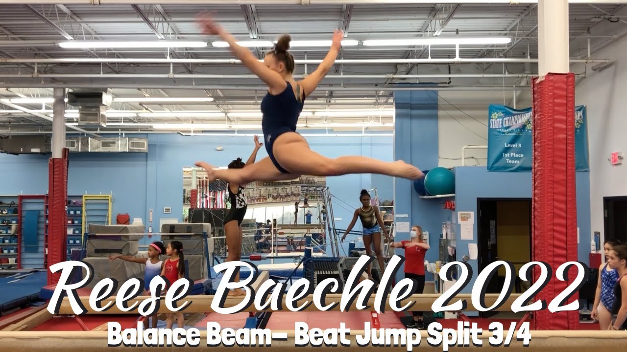 Reese Baechle 2022 BB- Beat Jump Split 3/4 - YouTube