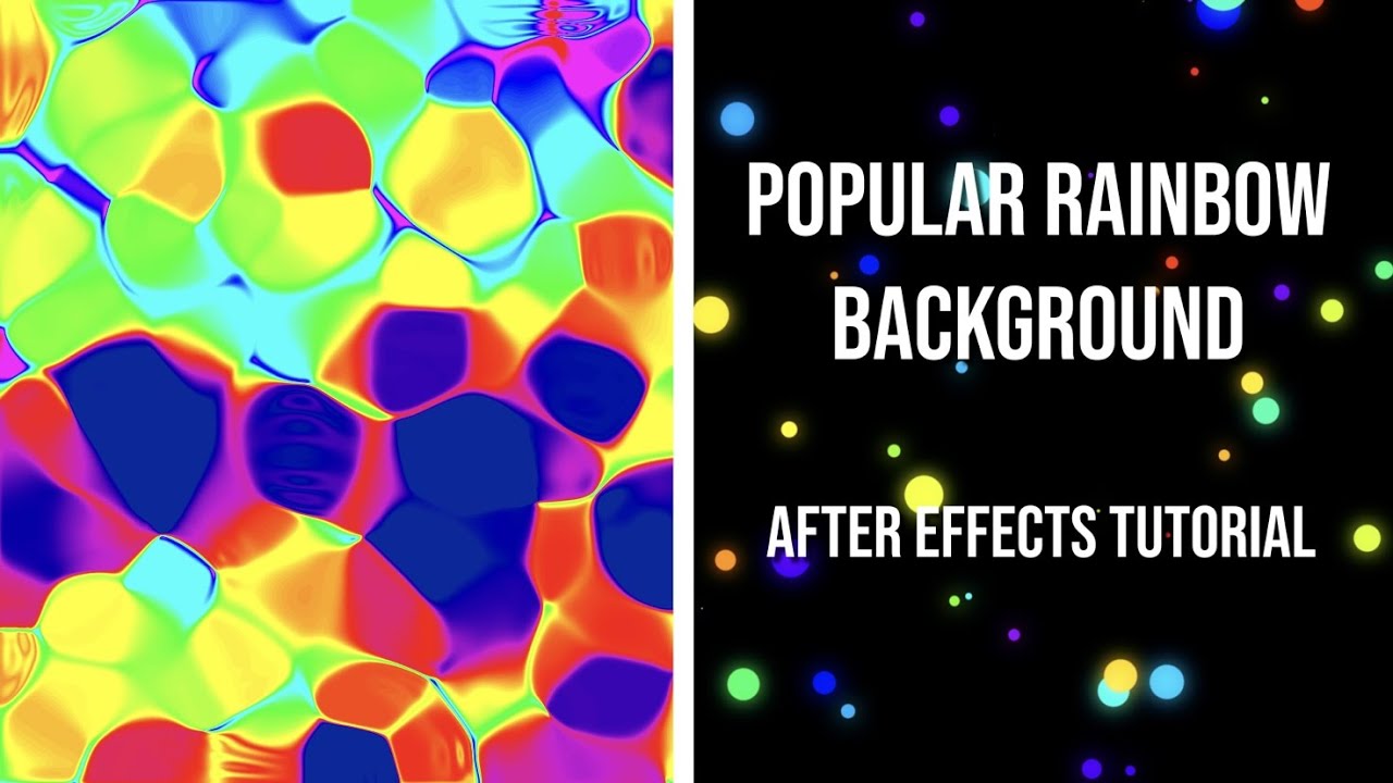 Popular Rainbow Background | After Effects Tutorial - YouTube