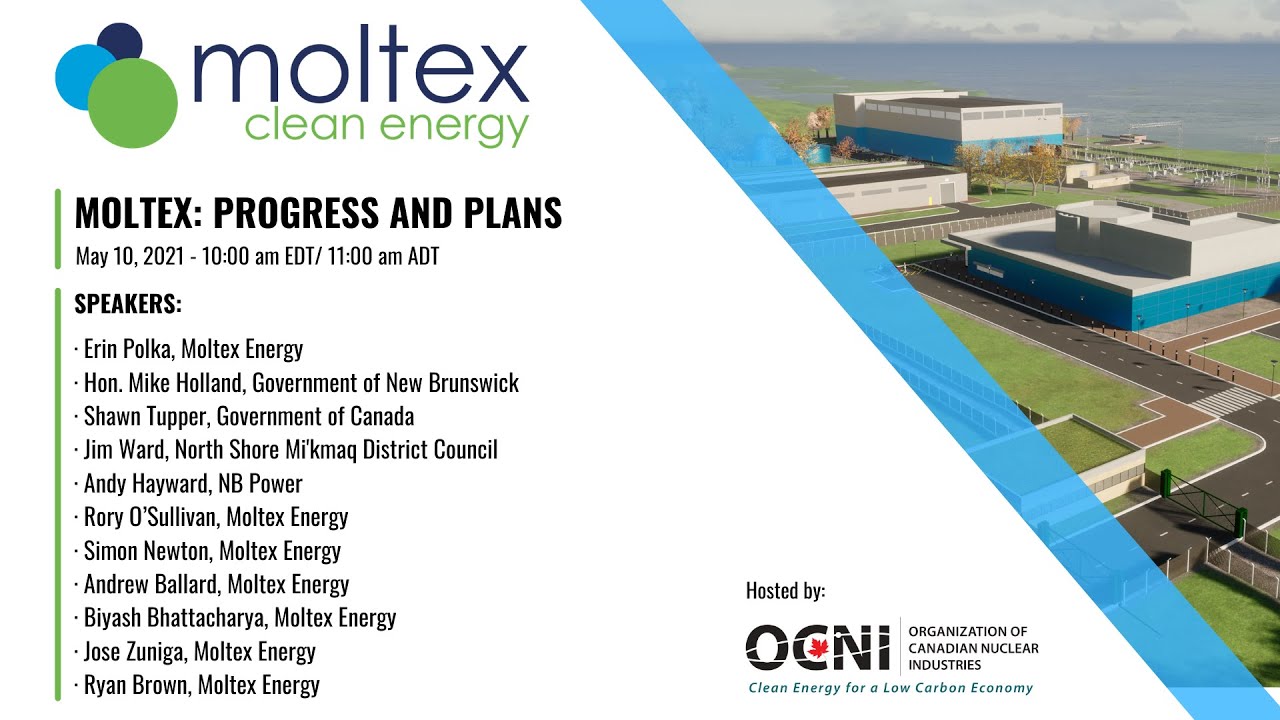 Moltex: Progress and Plans - YouTube