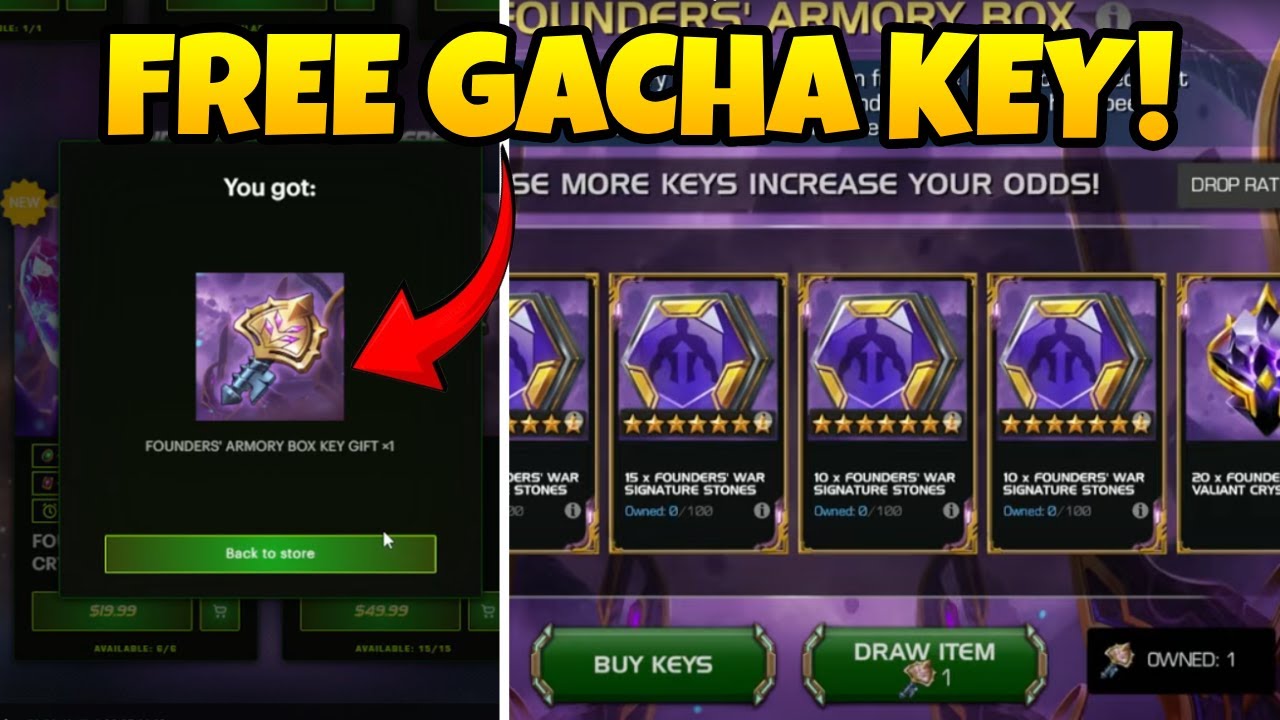 Free Gacha Box Key in MCOC! Here’s How You Can Claim Yours! - YouTube