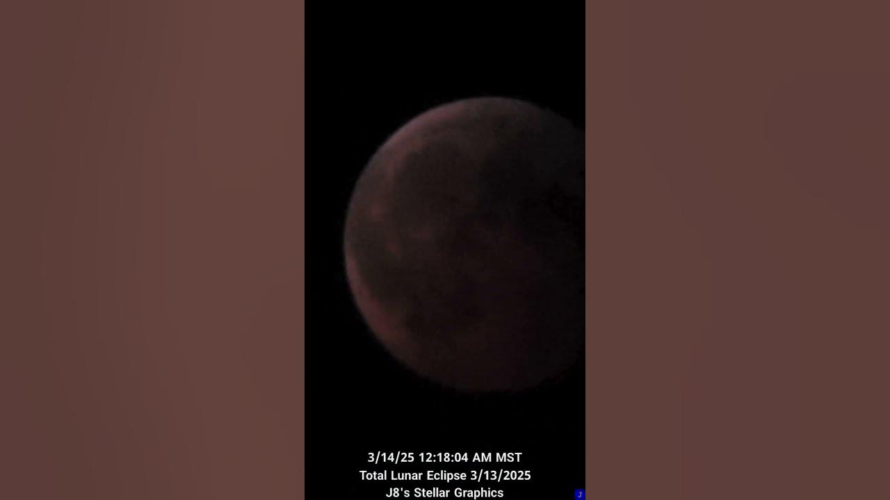 Total Lunar Eclipse with timestamp - YouTube