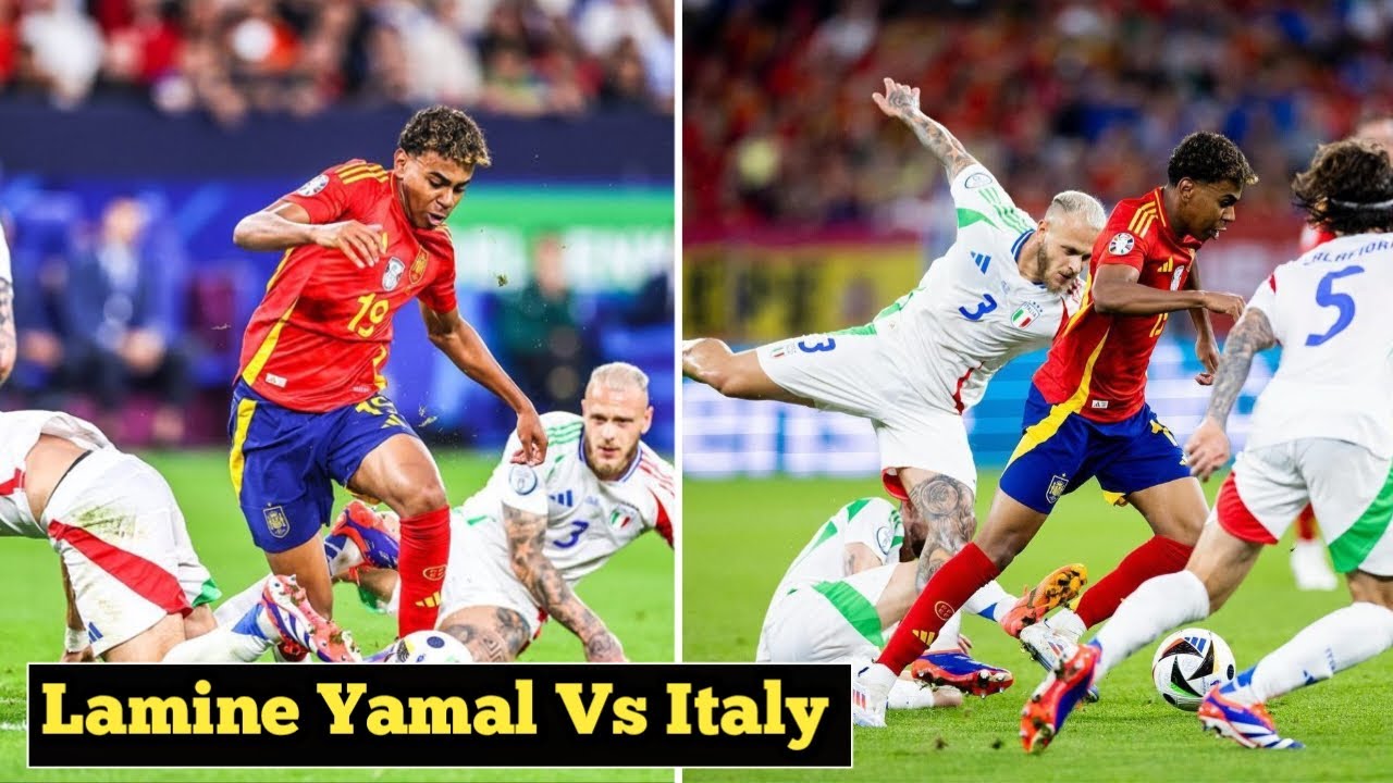 Lamine Yamal Amazing Performance Vs Italy | Lamine Yamal Vs Italy 2024 ...