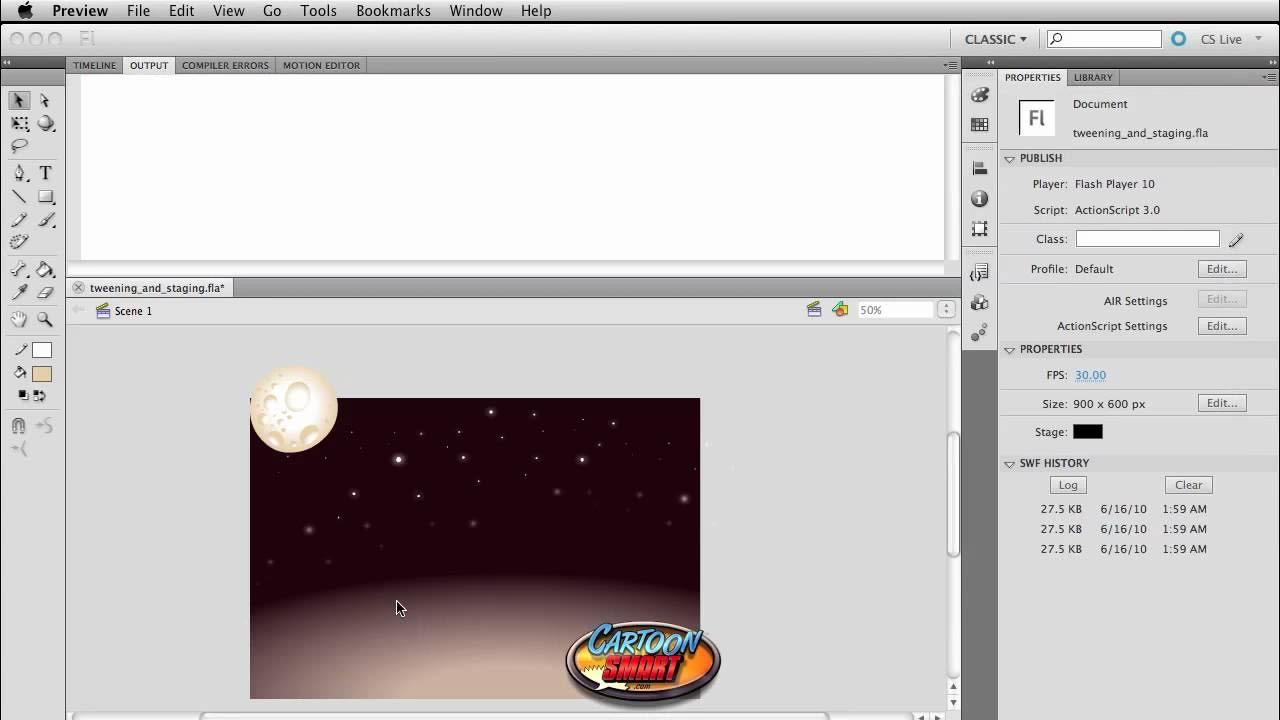 CartoonSmart Actionscript 3 Basics Tutorial Part 7 of 8 - YouTube