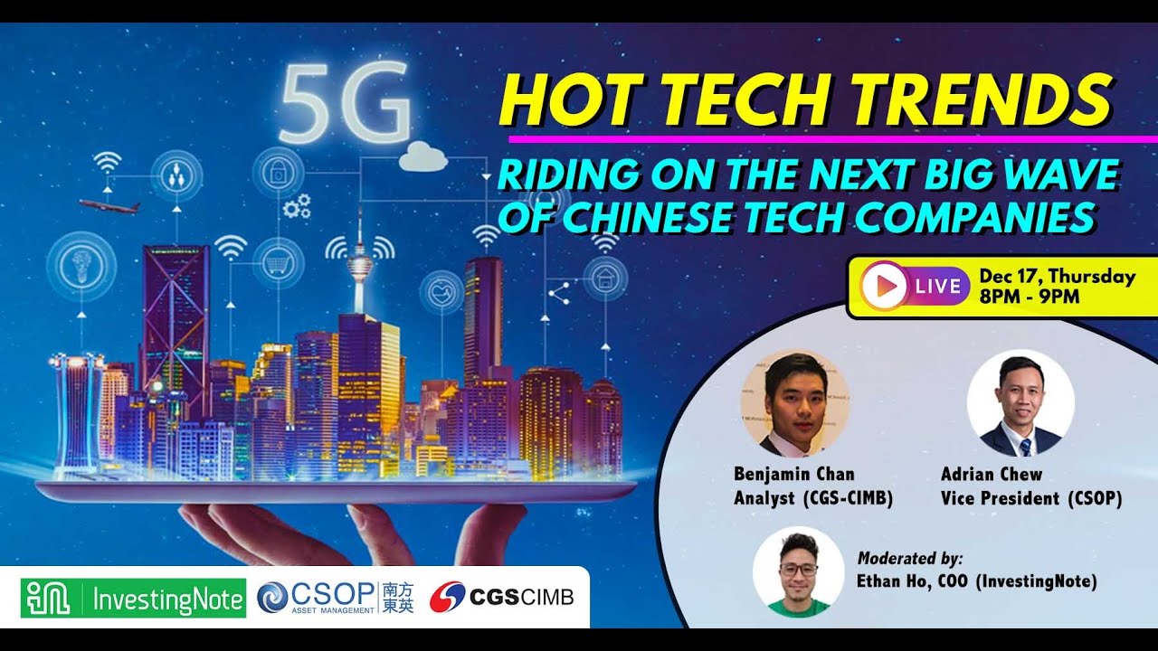 HOT TECH TRENDS: RIDING ON THE NEXT BIG WAVE OF CHINESE TECH COMPANIES ...