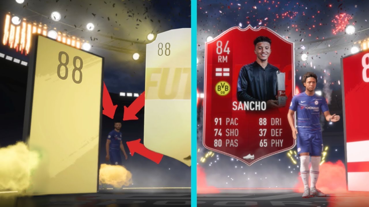 84 SANCHO A 88 RATING WALKOUT HRÁČ! [FIFA 19 PACK OPENING] - YouTube