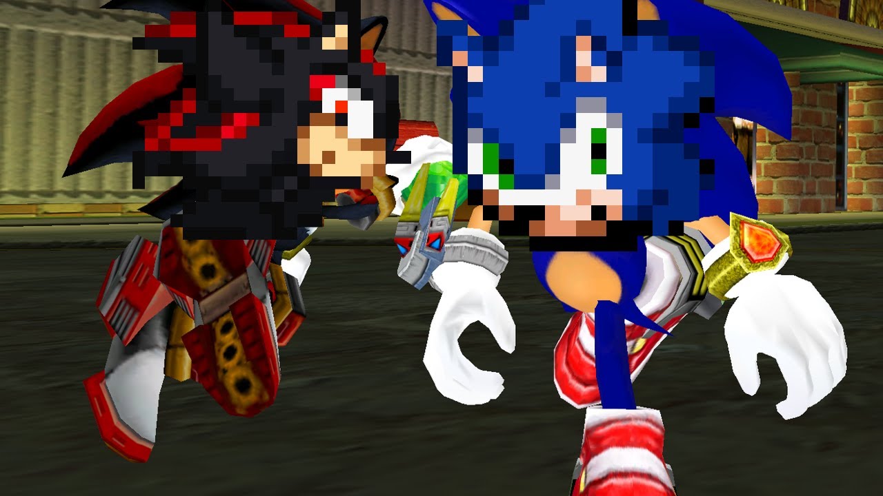 Sonic & Shadow MUGEN JUS Combo - YouTube