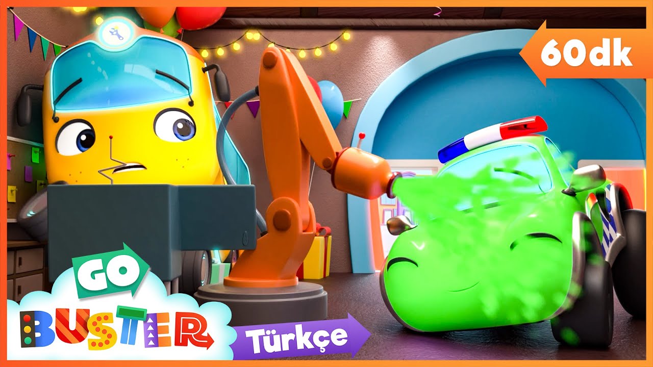 Sürpriz Boyama Görevi 🎨 | Go Buster Türkçe - Çocuk Çizgi Filmleri - YouTube