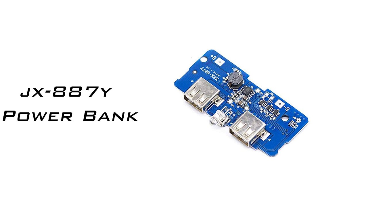 How To Use jx-887y Power Bank Module | M Tech.lk - YouTube