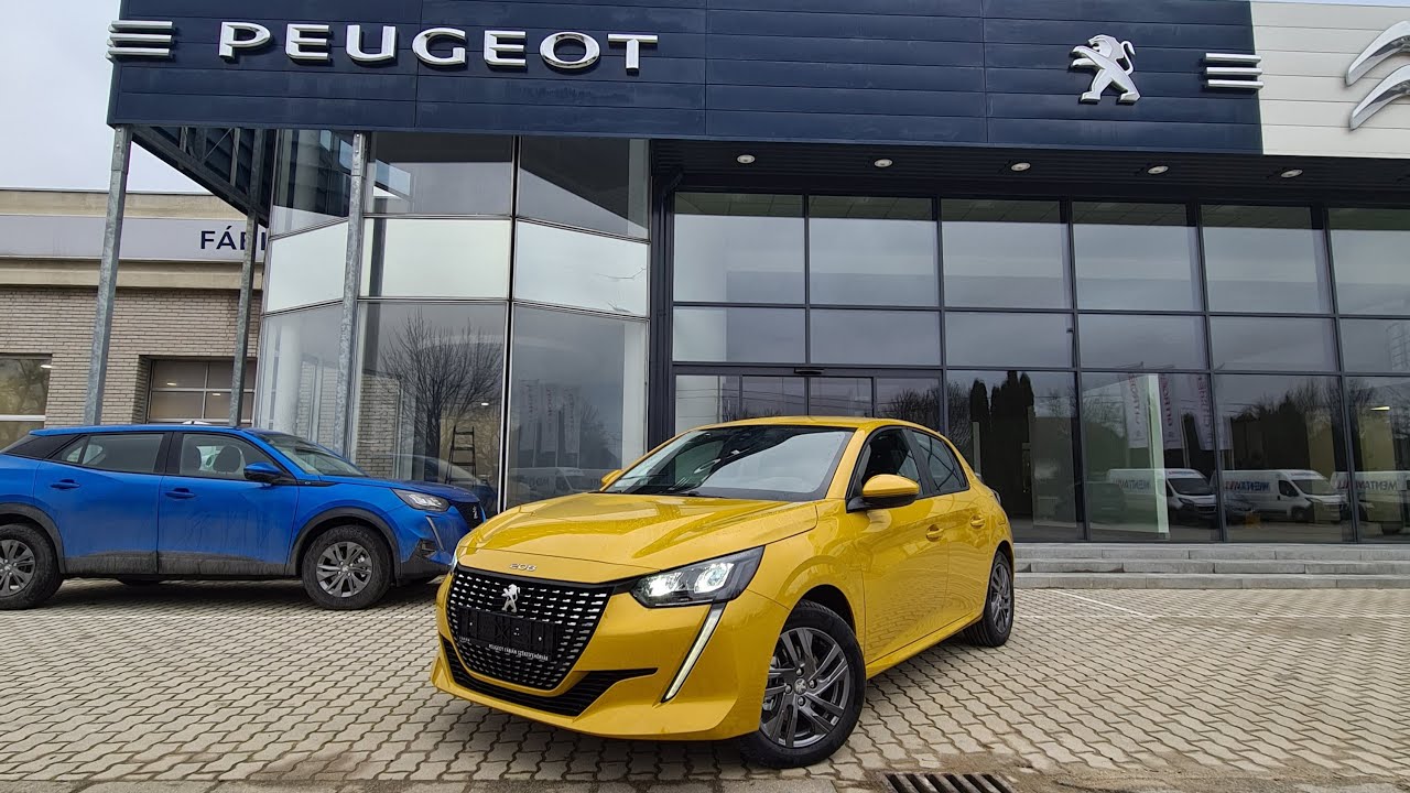 Peugeot 208 Active Pack 1.2 PureTech 100 Faro Yellow - YouTube
