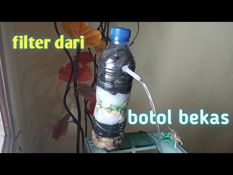 cara membuat filter aquarium sederhana dari botol bekas - YouTube