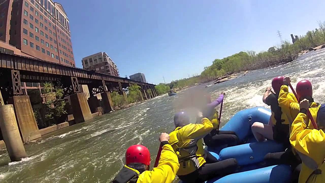Raft trip 4-7, James River, Riverside Outfitters - YouTube