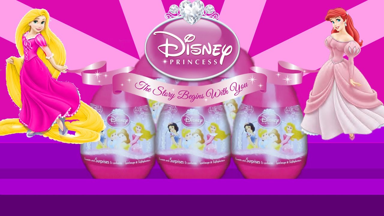 Disney Princess Surprise Eggs Box of Toys Unboxing - YouTube
