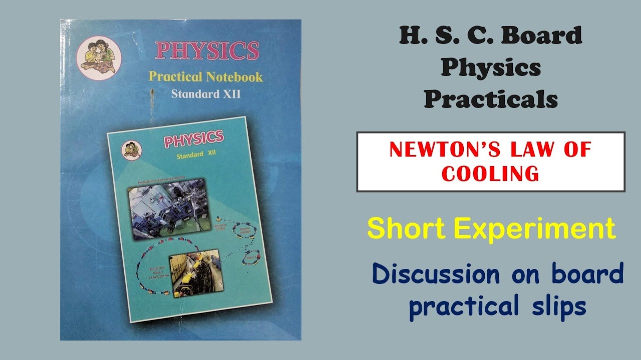 Newton's law of cooling short experiment | class 12 Physics Practical ...