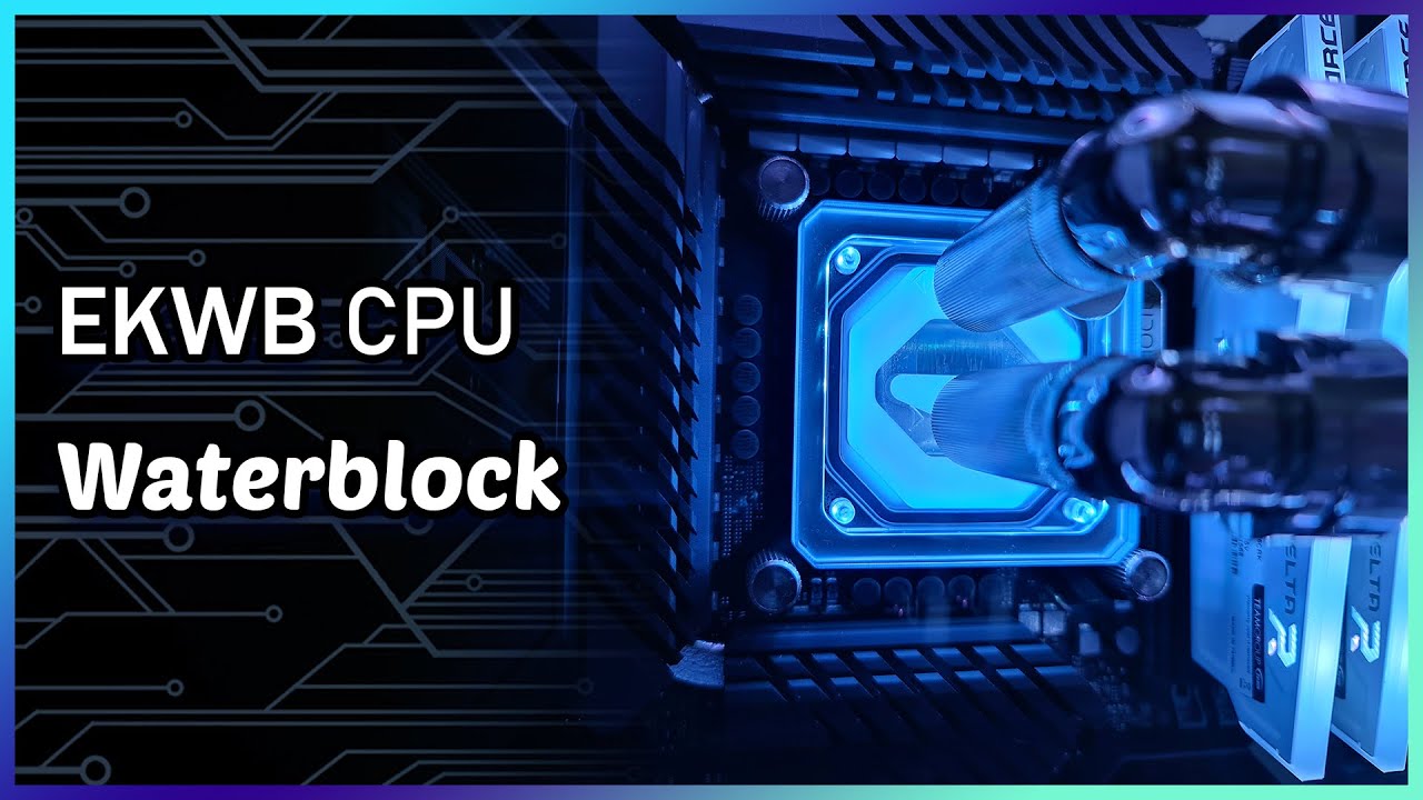 How to Install a CPU Waterblock | EKWB | Watercooling - YouTube