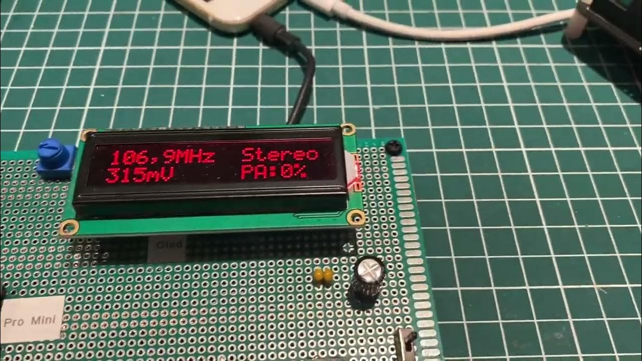 QN8066 Arduino Library and RDS Service - Date and Time - YouTube