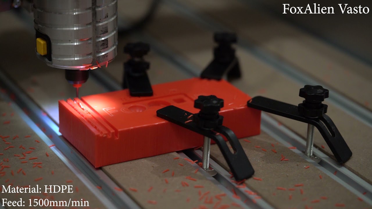 FoxAlien Vasto Milling Test 2 - YouTube