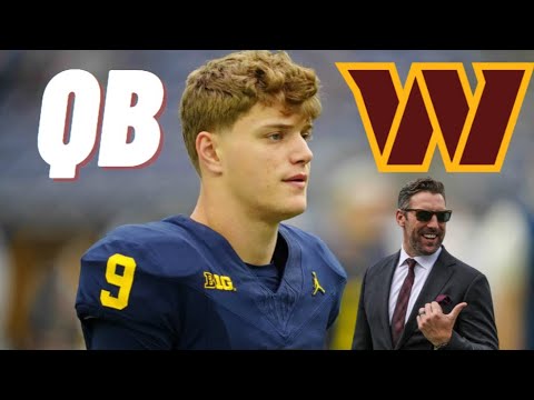 Commanders Drafting JJ McCarthy? Adam Peters Guy? Free Agency Update - YouTube