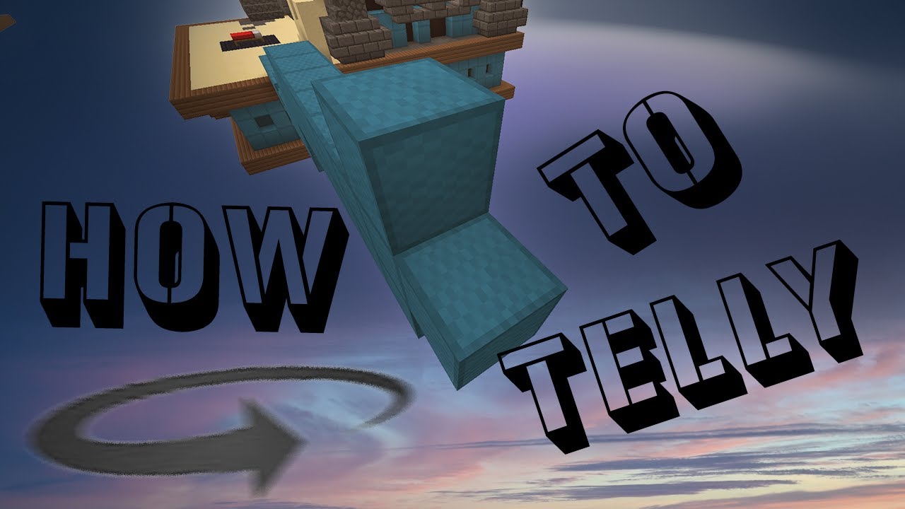 How to do Telly bridge in Minecraft (In 40 Seconds) - YouTube