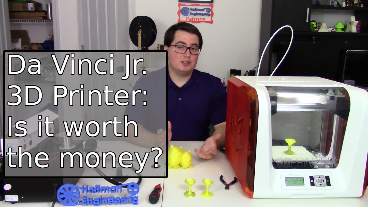 Da Vinci Jr 3D Printer: Is this $350 printer worth it? - YouTube