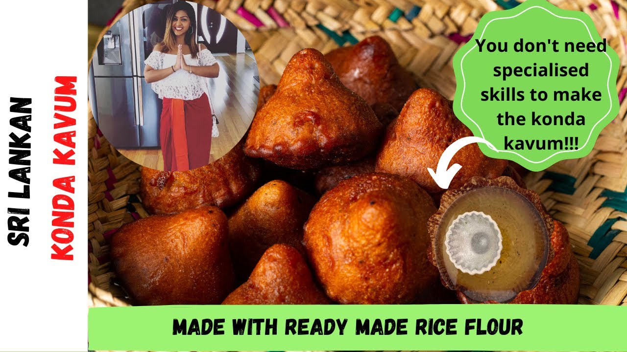 Konda Kevum RecipeI With ready made rice flour I With a Kavum mould ...