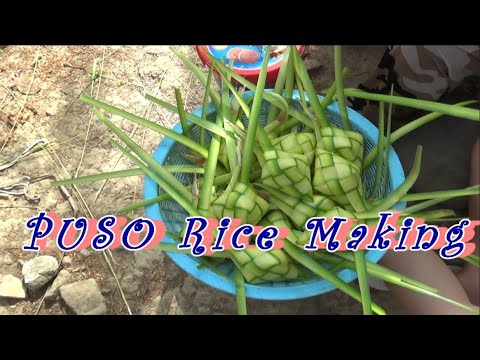 The Puso Rice making | Ree Yaa - YouTube