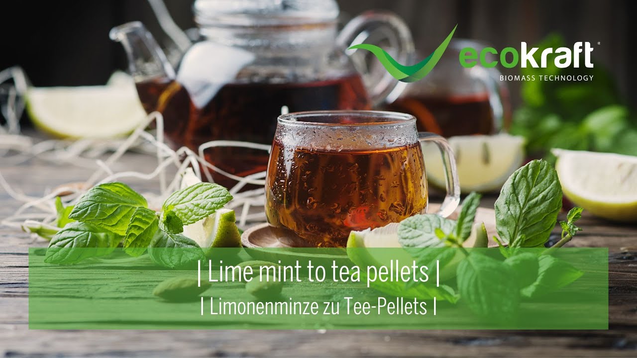 ECOKRAFT - Lime mint to tea pellets - YouTube
