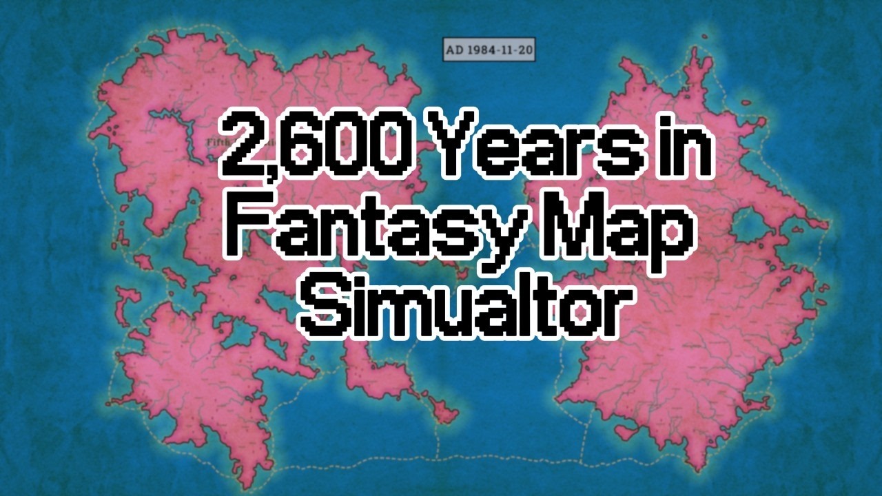 2600 Years in Fantasy Map Simulator | Timelapse - YouTube