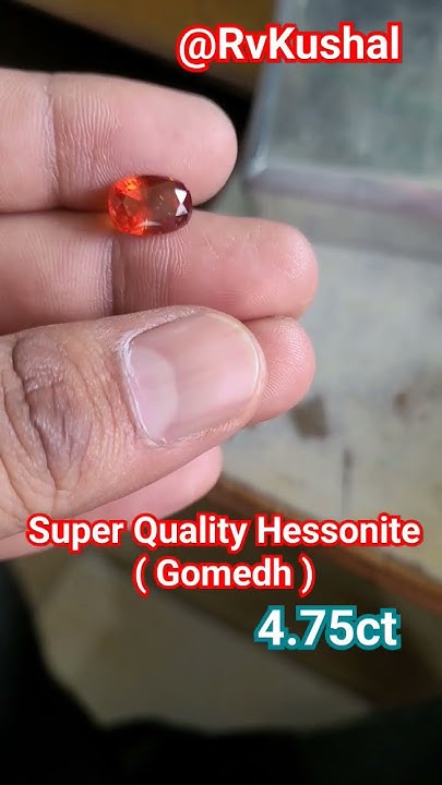 #hessonite #gomedh Super Quality Hessonite Gomedh 4.75ct #gems #trending 9668636666 @Rvkushal ...