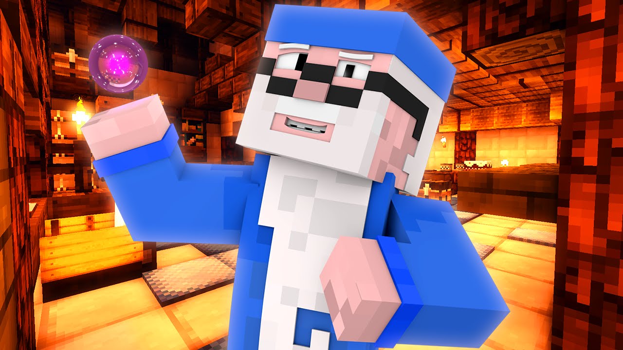 Minecraft - MERLIN THE WIZARD! - Disney Adventure! - YouTube