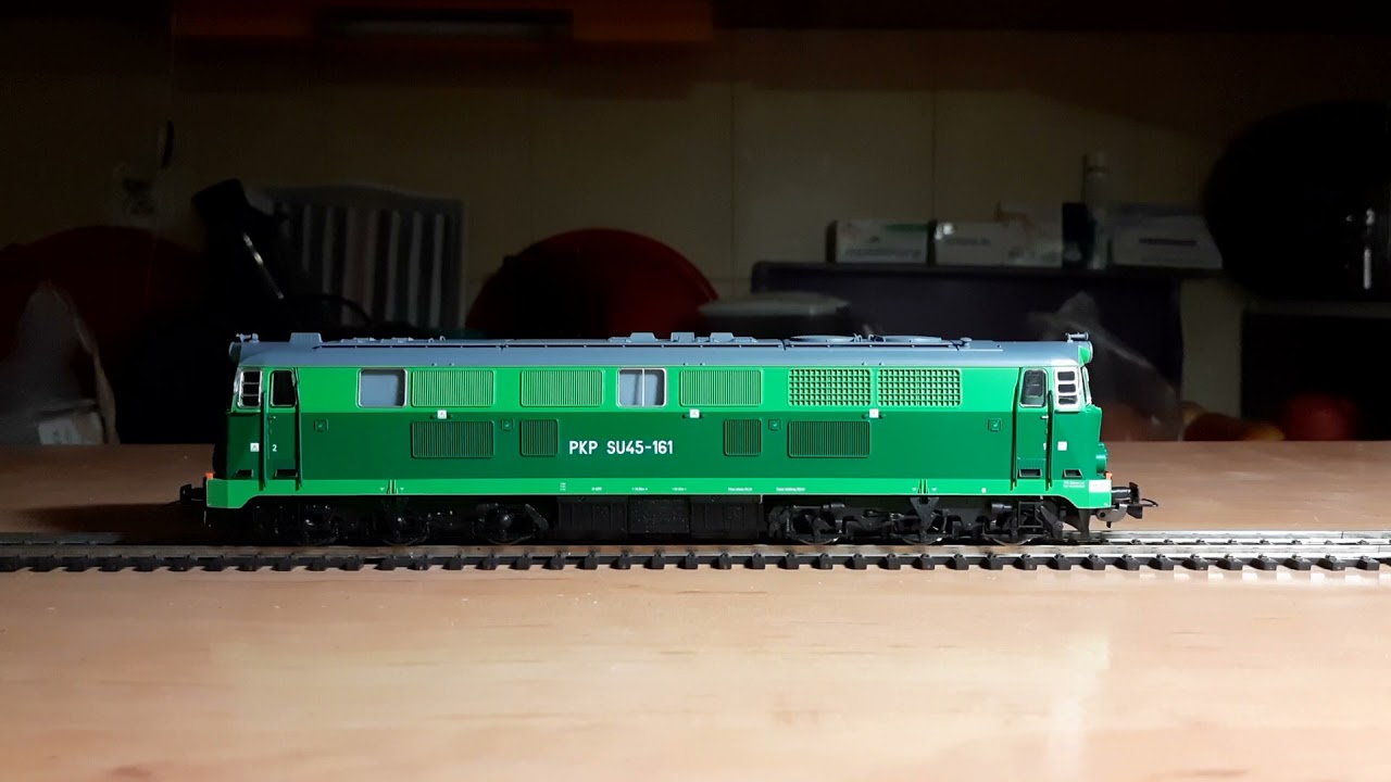 Lokomotywa SU45-161 PKP PIKO 96301-3 PIKO 56405 Prezentacja dźwięków ...