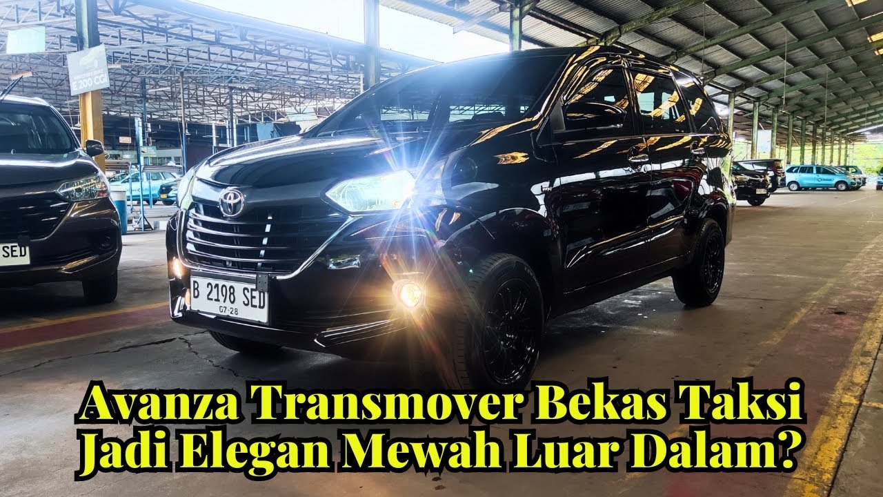 Avanza Transmover 2018 Hitam Bekas Taksi Modifikasi Black on Black ...