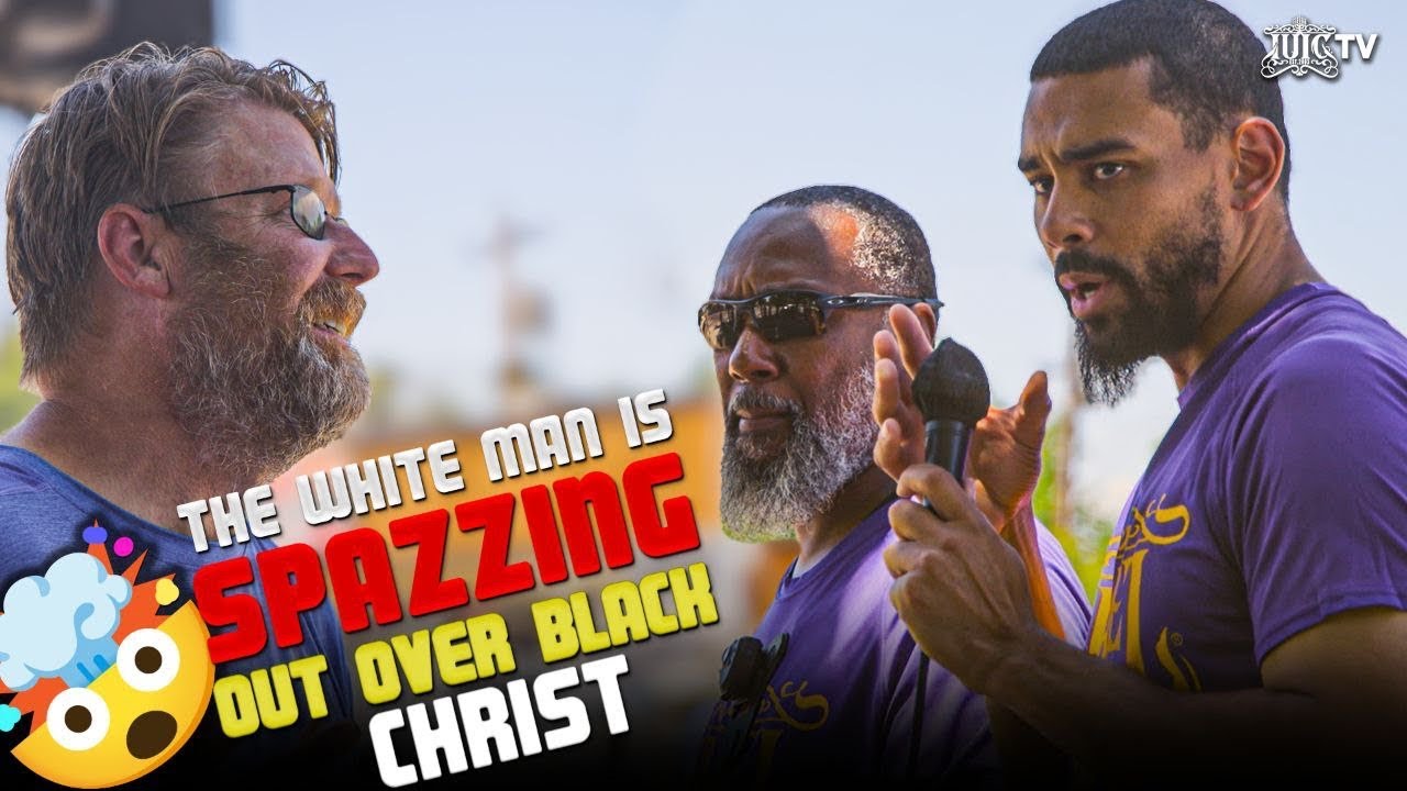 THE WHITE MAN IS SPAZZING OUT OVER BLACK CHRIST - YouTube