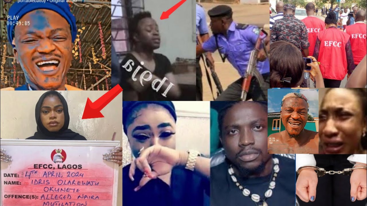 Portable Celebrate as EFCC Finally arrest Bobrisky after Portable Drop ...