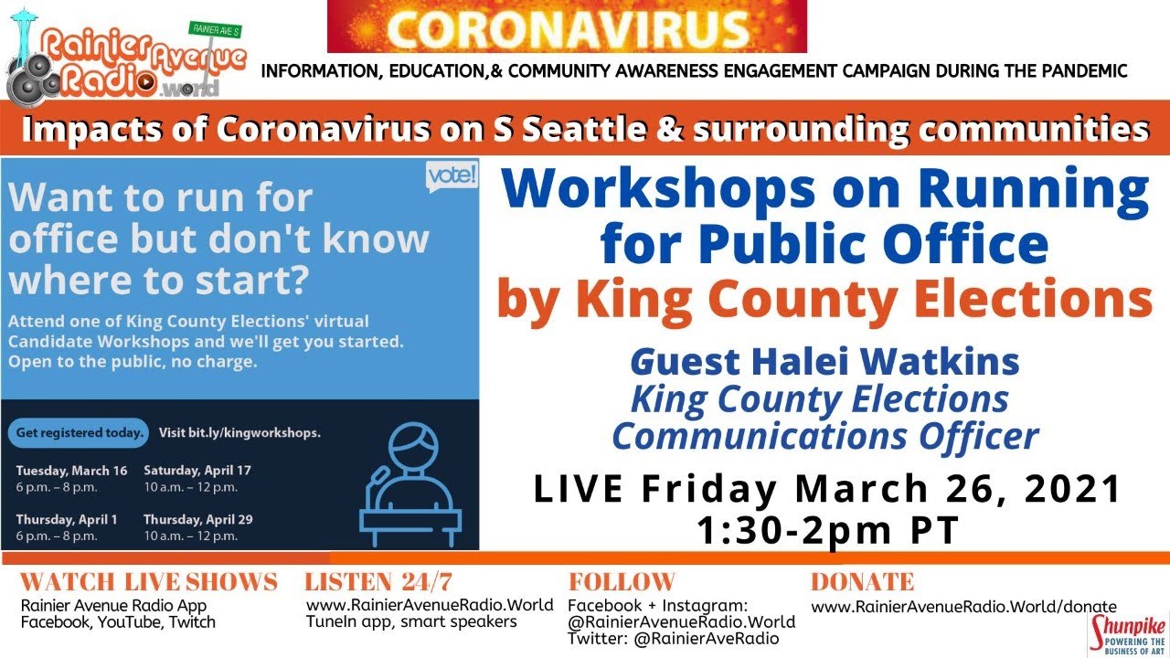 Coronavirus Special Edition 128 featuring King Co Elections & NAMI ...