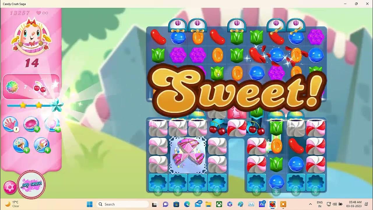Candy Crush Saga Level 13257 - YouTube