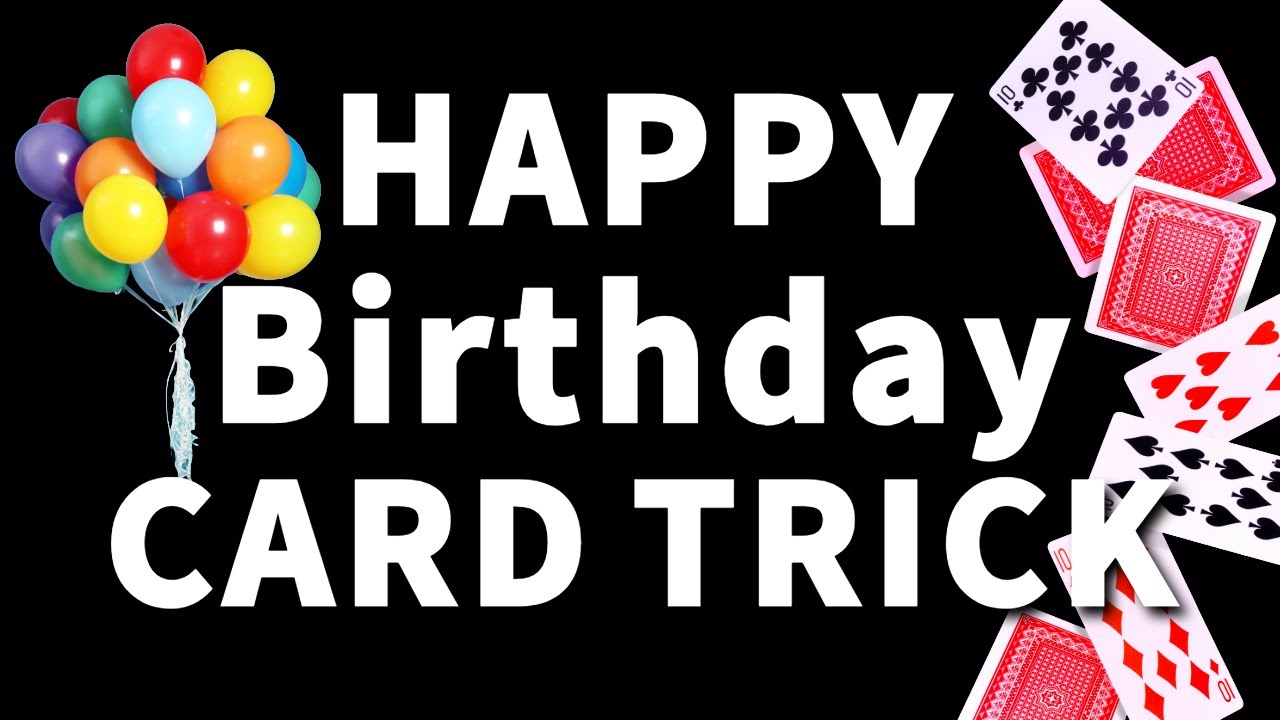 HAPPY Birthday CARD TRICK! (Math Card Magic 💎) - YouTube