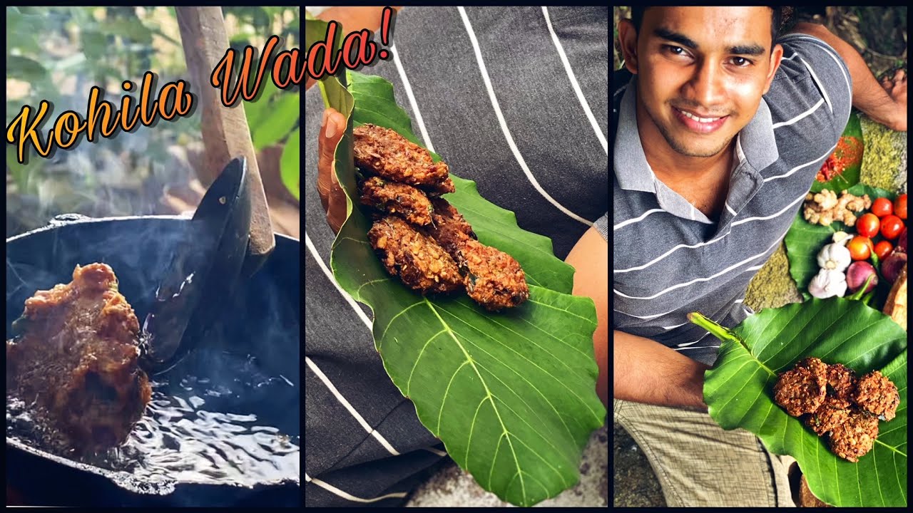 Have you ever eaten Kohila (Lasia Spinosa) Wada? | Kohila Wade | Wild ...
