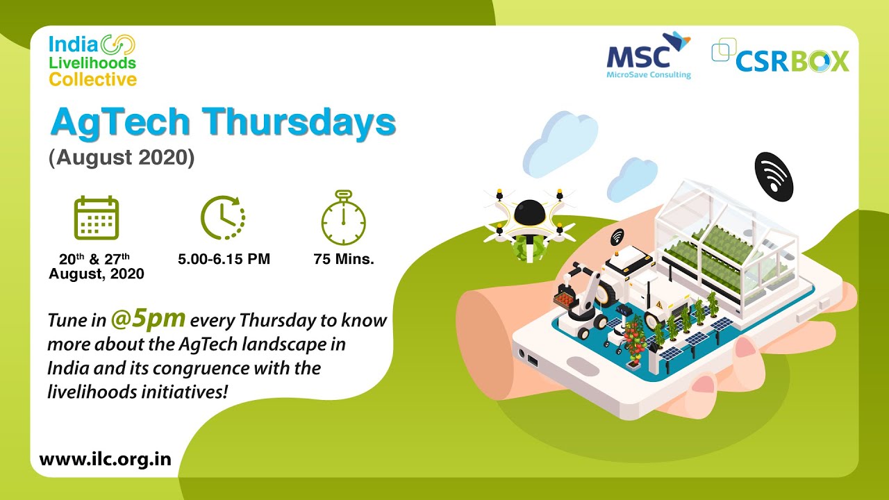 AgTech Thursdays: Session-I | AgTech Landscape Context - YouTube