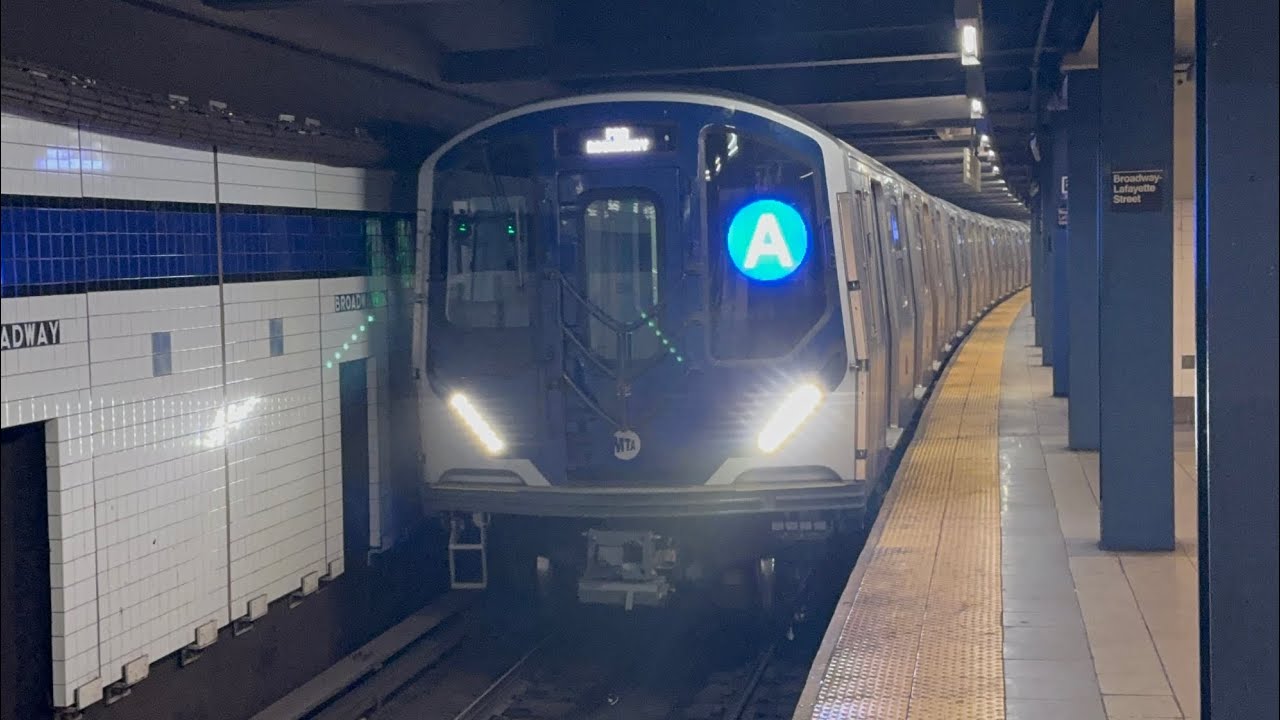 [REROUTE] MTA NYCT: Far Rockaway Bound R211A (A) Train via 6 Av ...