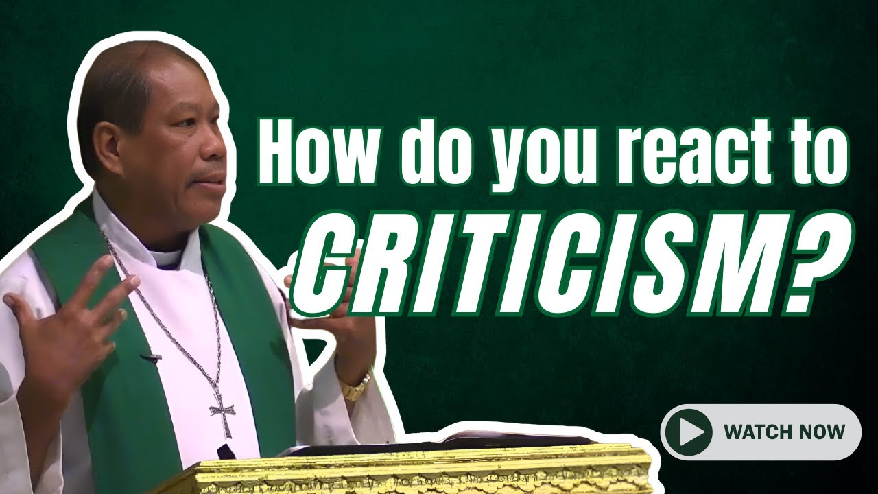 How do you react to criticism? - YouTube