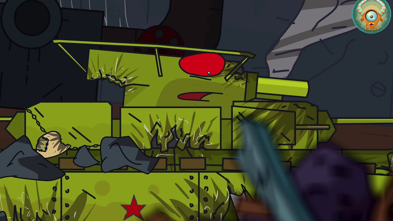 El tanque pide ayuda. Los tanques dibujos animados. Dibujos animados ...