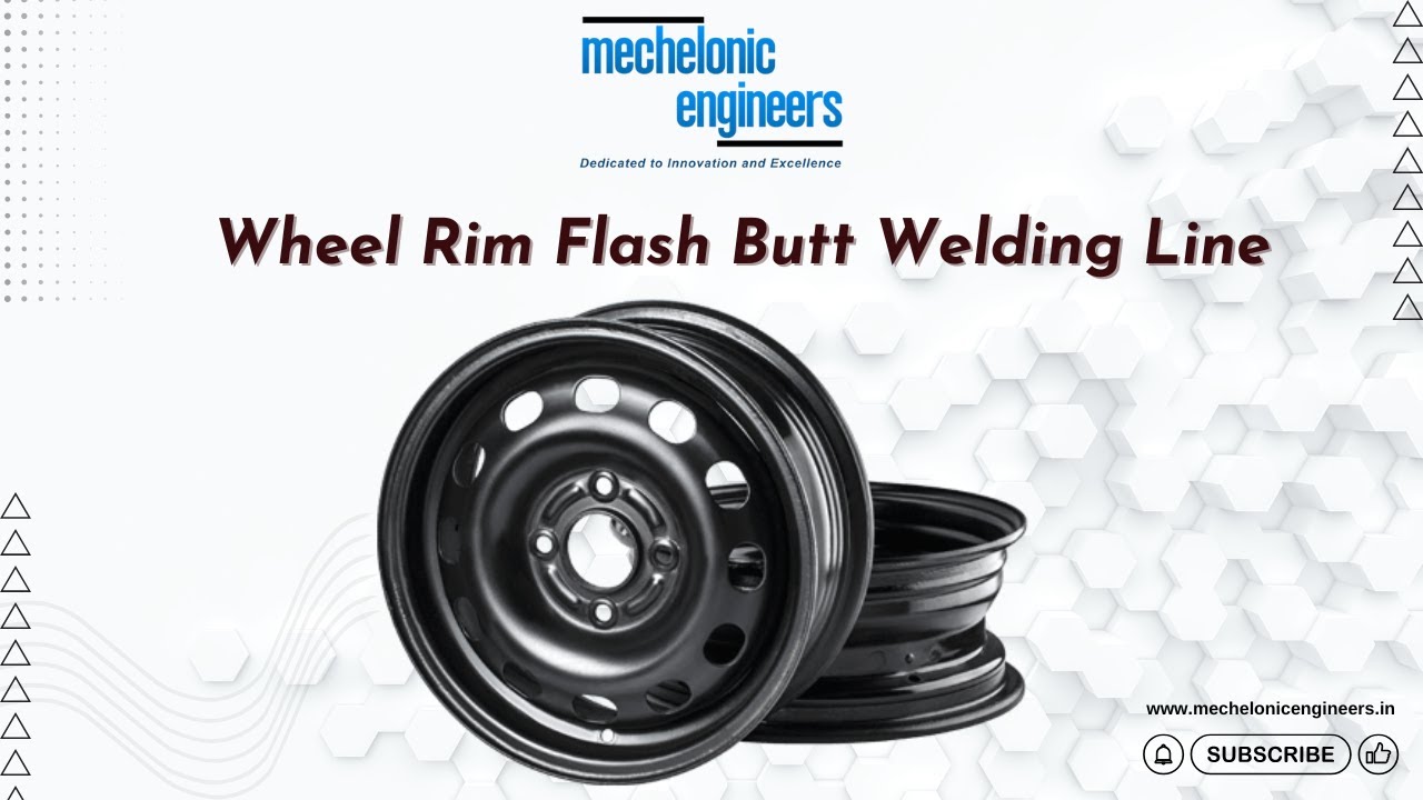 Wheel Rim Flash Butt Welding Line - YouTube