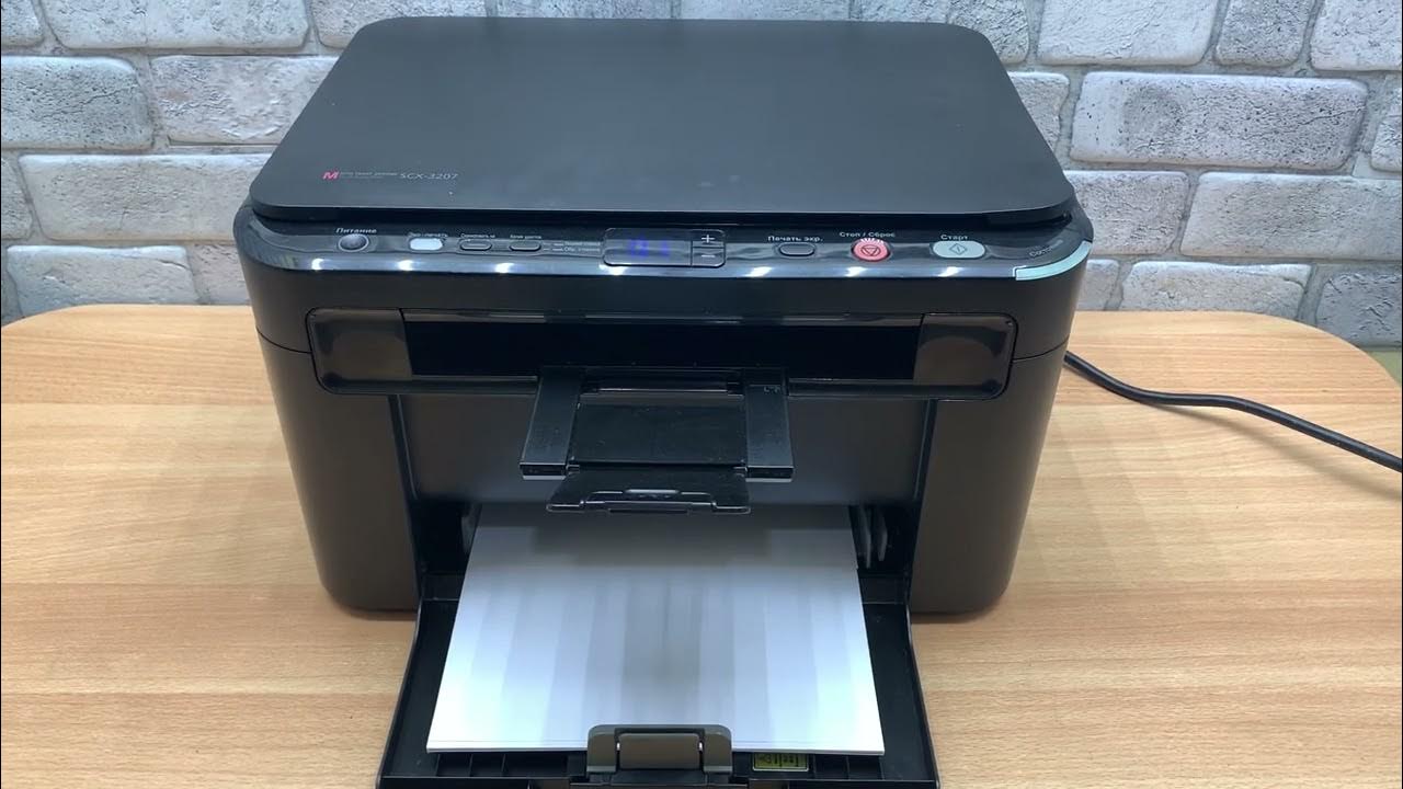Компактное лазерное МФУ Samsung SCX-3207 - YouTube
