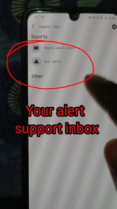 your alerts | support inbox message delete #shorts #viralshort #trending #facebook - YouTube