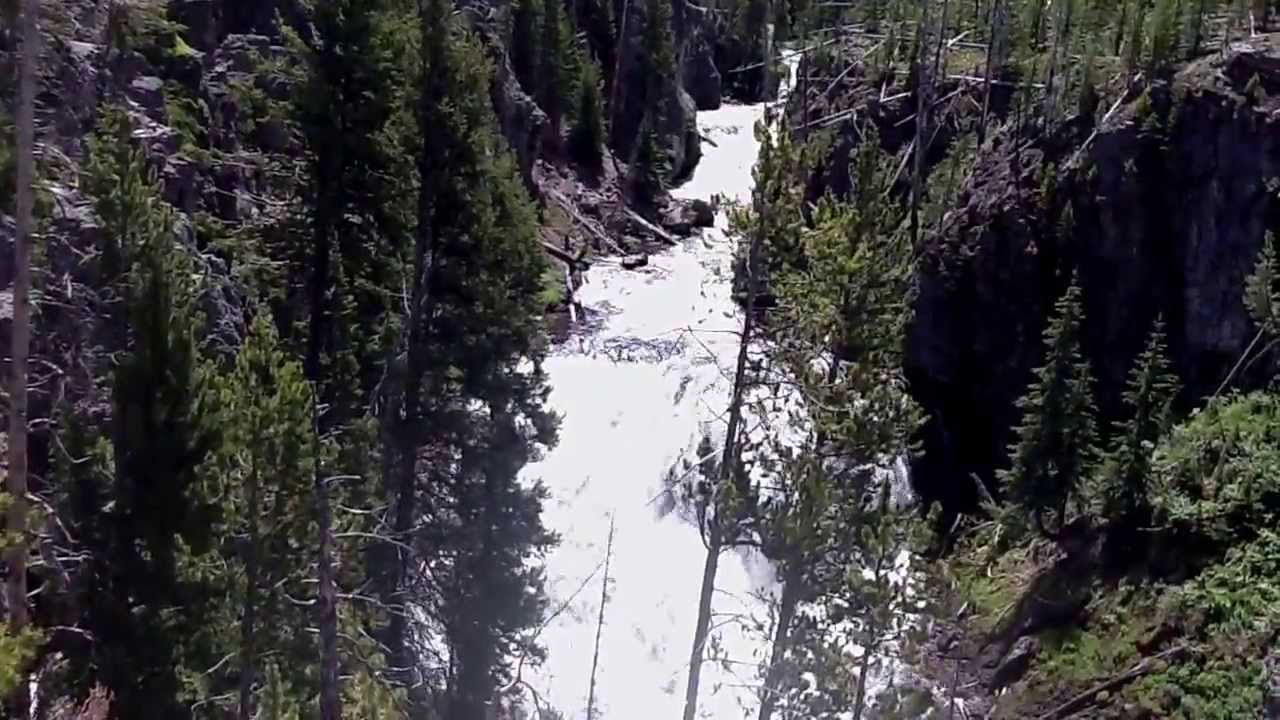 YELLOWSTONE NATIONAL PARK Kepler Cascades near 8200-foot high Craig ...
